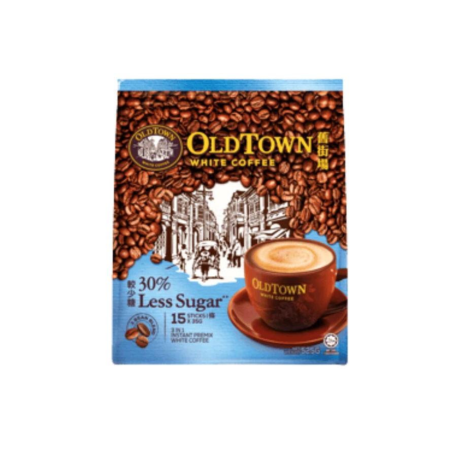 OldTown White Coffee 30% Less Sugar 3-in-1 Instant Coffee 35g 15-pack